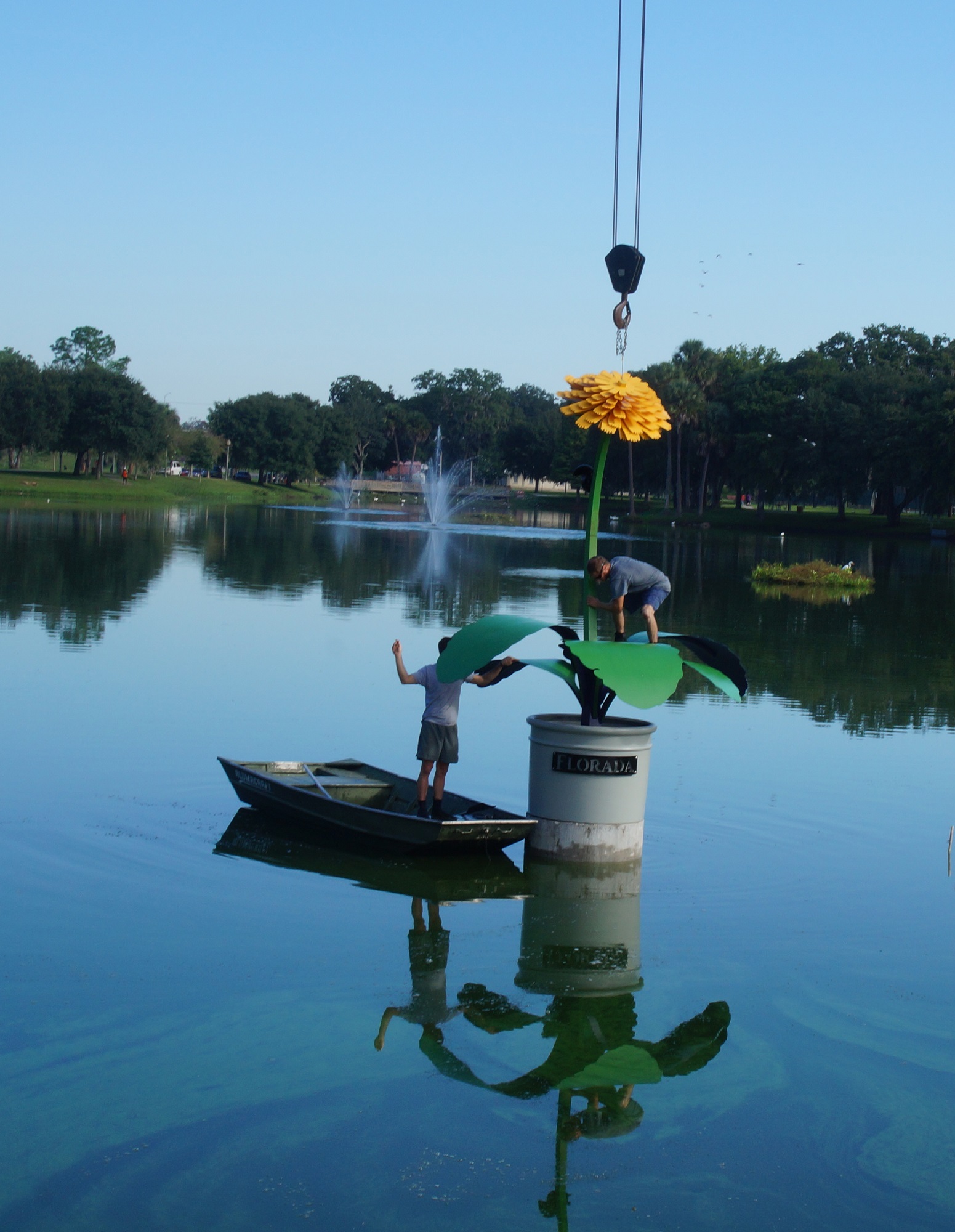 Florada – Construction – Outwerk Sculptures